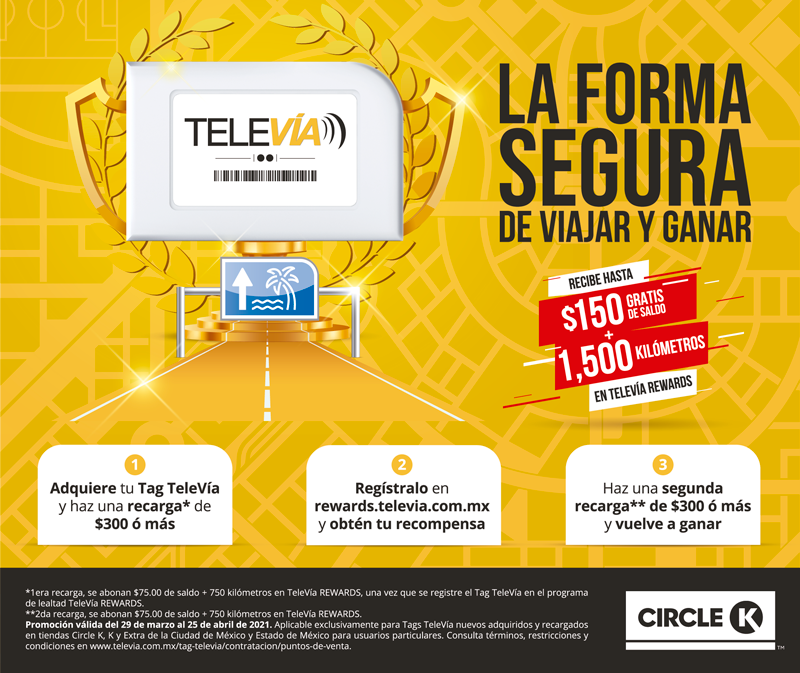 TeleVía | Pago electrónico de casetas con tag