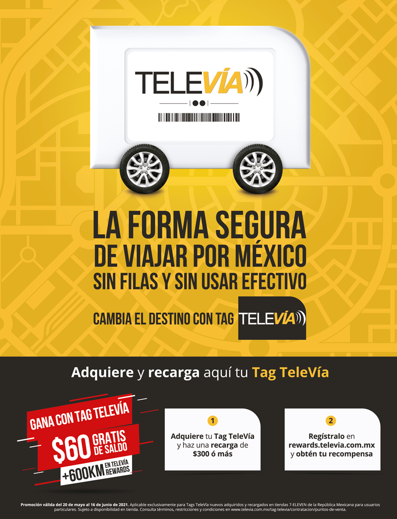 TeleVía | Pago electrónico de casetas con tag